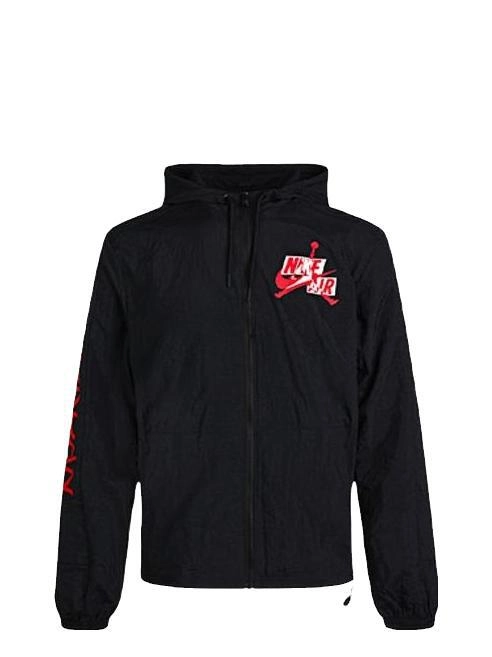 JORDAN Jumpman Hooded Windbreaker Jacket - Black