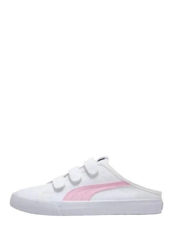 PUMA Bari Mule Velcro Sneaker - White/pink