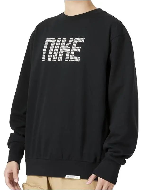 Nike Dri-fit Standard Issue Crewneck Sweatshirt - Black