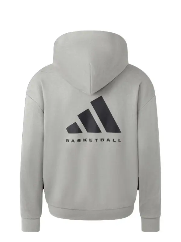 Adidas Basketball Sueded Hoodie - Sesame