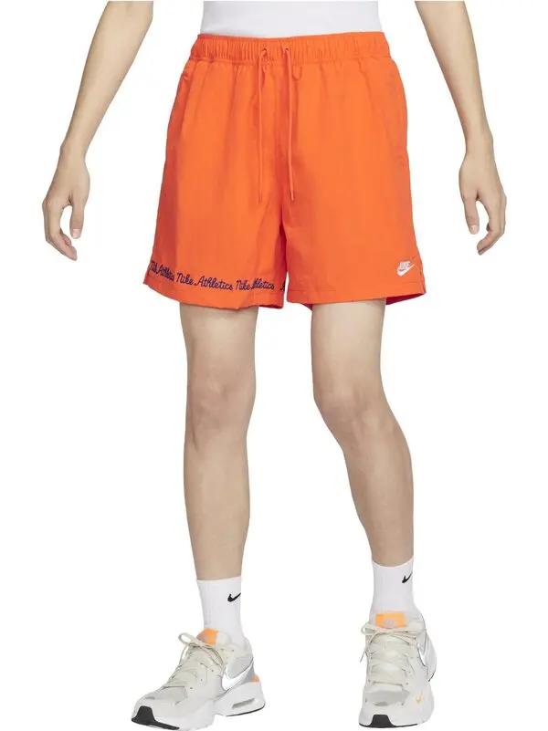 Nike Club Shorts - Orange/black