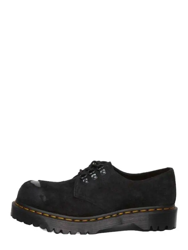 Dr. Martens 1461 Steel Toe Lace Up Oxford Shoes - Black
