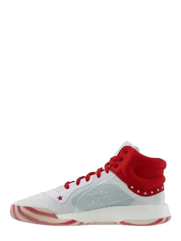 Adidas Stella Mccartney X Marquee Boost High Top Sneakers - White/red