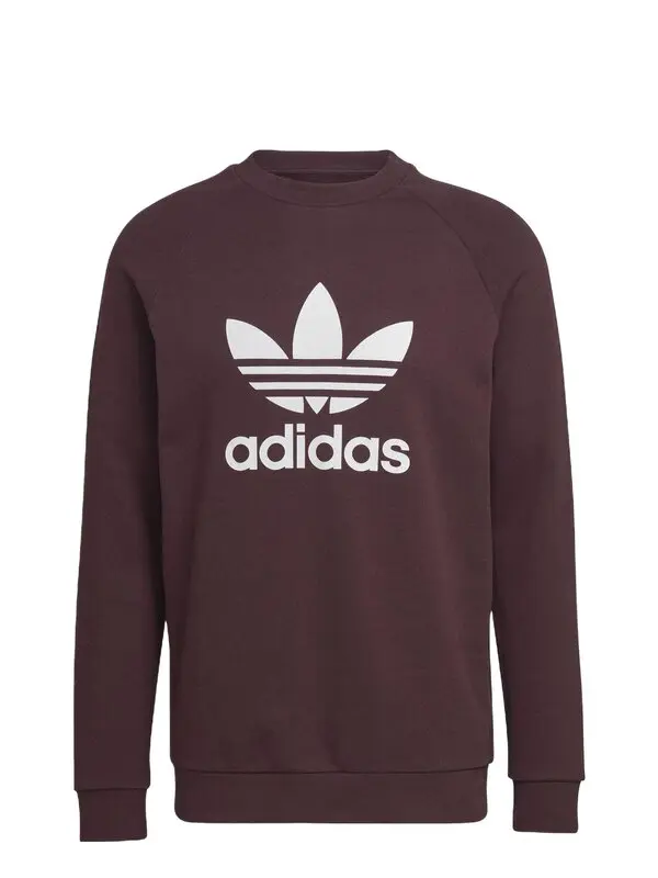 Adidas Originals Adicolor Classics Trefoil Crewneck Sweatshirt - Shadow Maroon F22