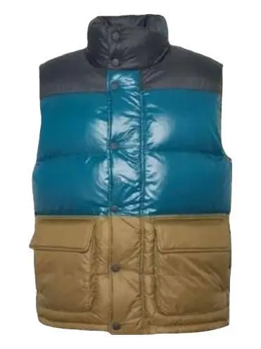CONVERSE Down Quilted Vest - Olive/metallic Green