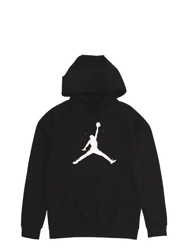 JORDAN Air Fleece Lined Pullover Hoodie - Black