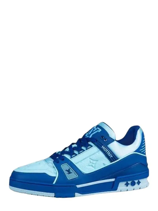 LOUIS VUITTON Leather Trainers - Blue