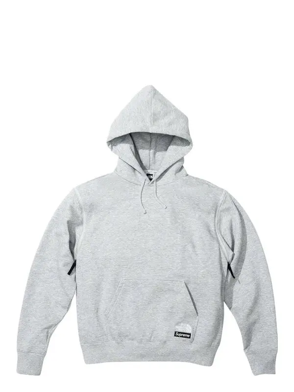 Supreme X The North Face Convertible Hooded Sweatshirt - Grey