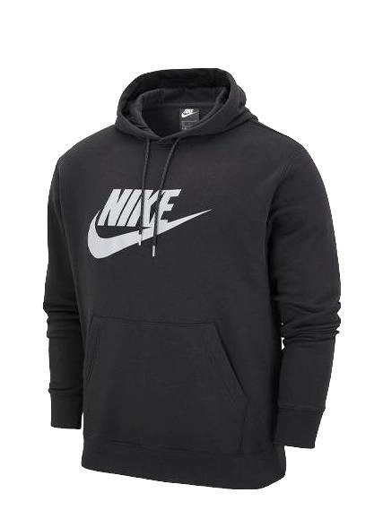 Nike Casual Alphabet Logo Fleece Hoodie - Black