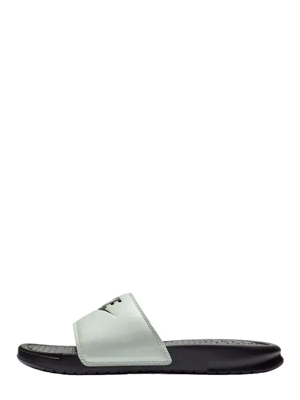 Nike Benassi Jdi 'spruce Aura' Slides - Spruce Aura/black