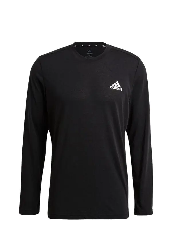 Adidas Solid Color Logo Long Sleeve T-shirt - Default Color