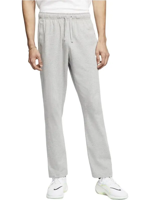Nike Club Fleece Knit Long Pants Dark Grey - Gray
