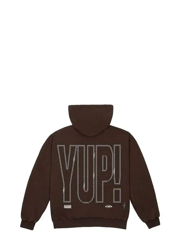 TRAVIS SCOTT Yup! Hoodie - Brown