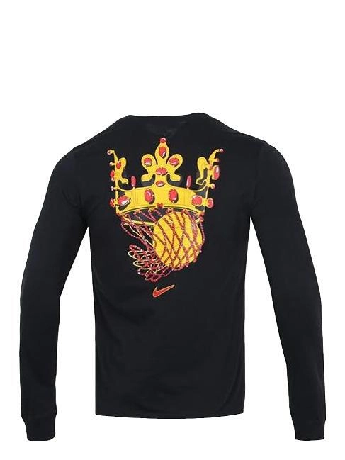 Nike Lebron Basketball Graphic Long Sleeve T-shirt - Black