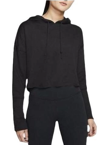 Nike Yoga Luxe Crop Training Hoodie - Black/multi-color
