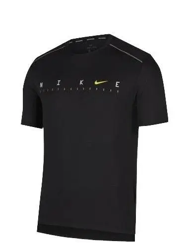 Nike Dri-fit Miler Future Fast Short Sleeve - Black