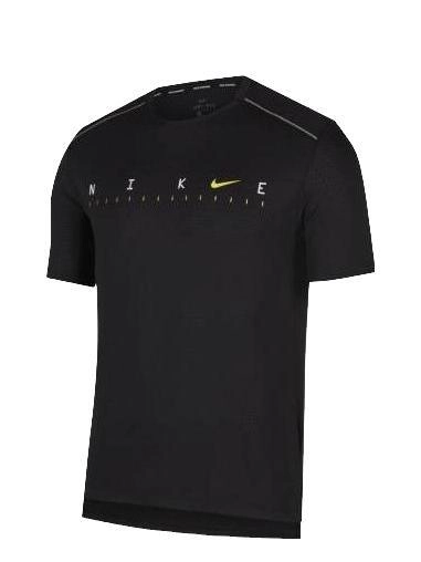 Nike Dri-fit Miler Future Fast Short Sleeve - Black