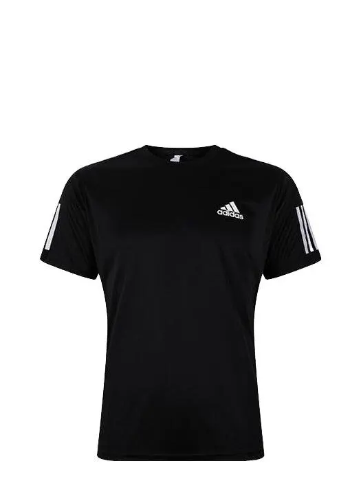 Adidas Club 3-stripes Tennis Short Sleeve T-shirt - Black