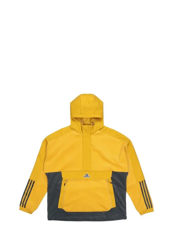 Adidas Colorblock Corduroy Hooded Anorak Jacket - Default Color