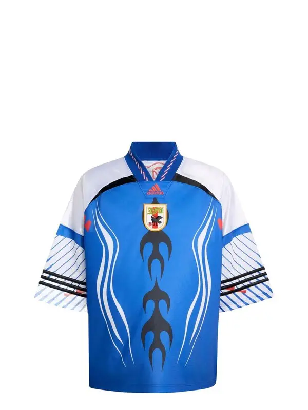 Adidas Bringback Remixed Japan Jersey - Power Blue/white/red