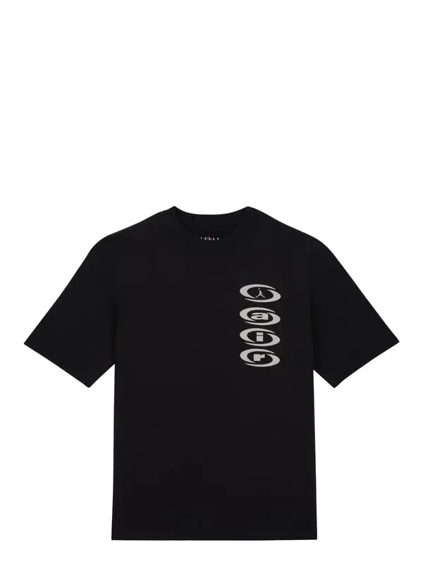JORDAN X Travis Scott Jumpman Jack Air T-shirt Asia Sizing 'black Sail - Black/sail