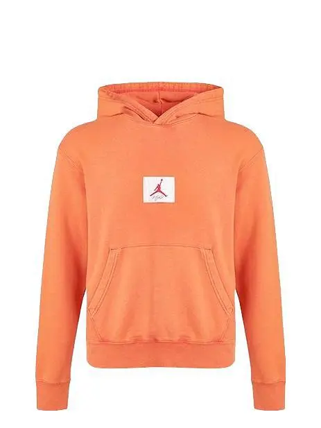 JORDAN Air Flight Embroidered Print Hoodie - Red
