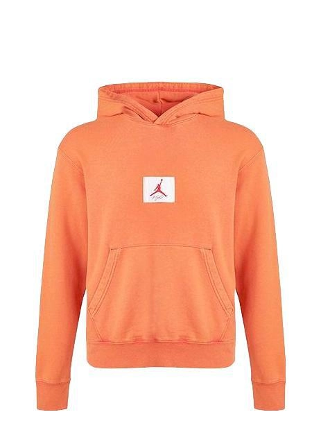 JORDAN Air Flight Embroidered Print Hoodie - Red