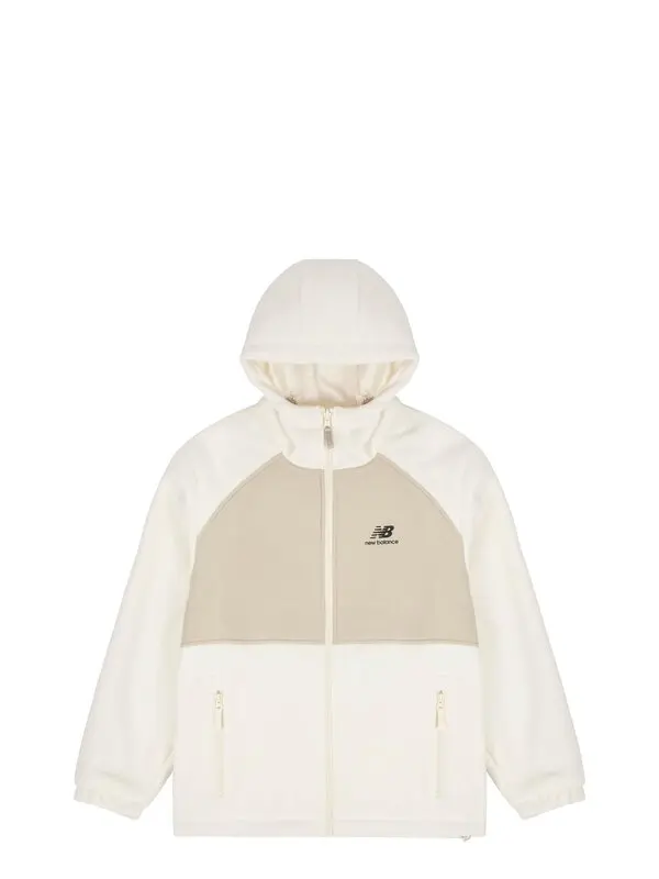 NEW BALANCE Hooded Jacket - White