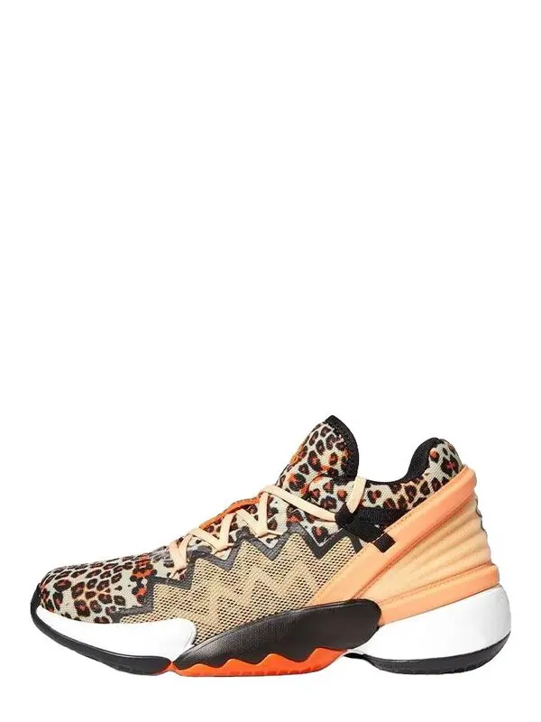 Adidas D.o.n. Issue #2 Leopard Print Sneakers - Leopard/orange
