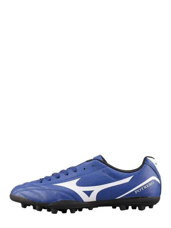 Mizuno Potrero Wide Ag Training Soccer Cleats - Blue