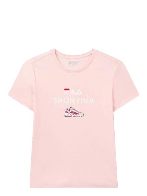 FILA Ade Short Sleeve T-shirt - Pink