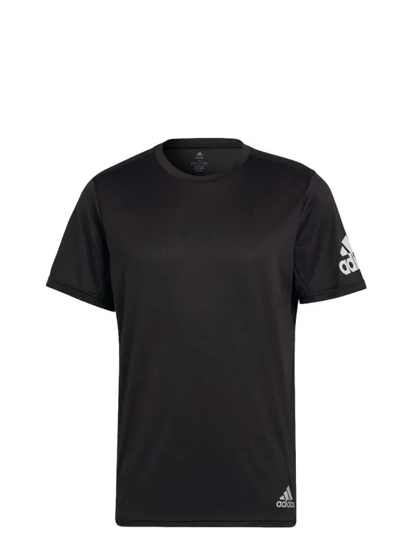 Adidas Short Sleeve Crewneck T-shirt With Shoulder Logo - Default Color
