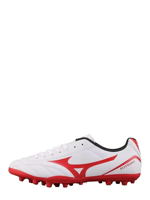 Mizuno Potrero Wide Ag Soccer Cleats - Whitered