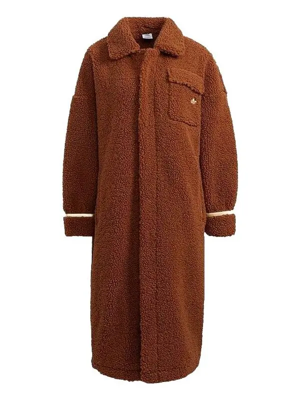 Adidas Originals Cozy Sherpa Coat - Brown