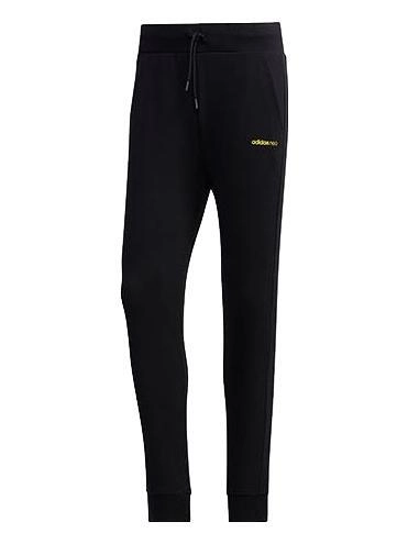 Adidas Neo Faves Tp Logo Bundle Feet Casual Sports Long Pants - Black