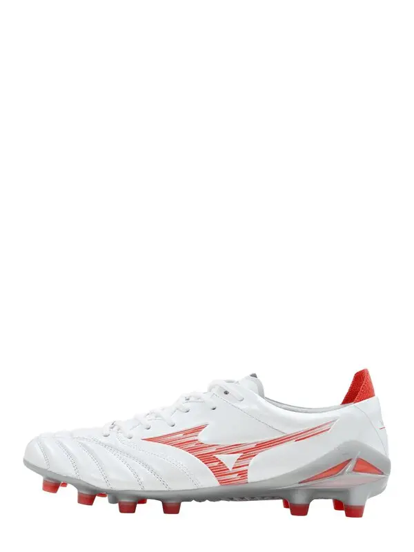 Mizuno Morelia Neo Iv Pro Ag Football Boots - White/red/silver