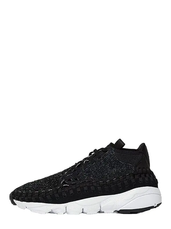 Nike Footscape Woven Chukka Qs Hairy Suede - Black/white