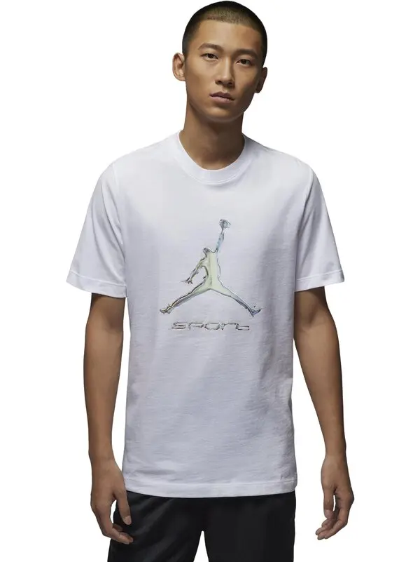 JORDAN Sport Dri-fit T-shirt - White/black