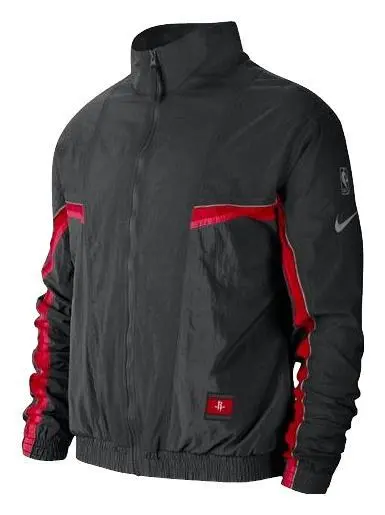 Nike Nba Houston Rockets Track Jacket - Black