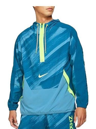 Nike Dri-fit Sport Clash Hooded Half-zip Pullover Jacket - Default Color