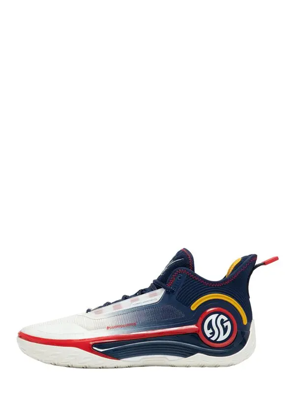 361 DEGREES Ag4 "winning Moment" Sneakers - Egret/yellow