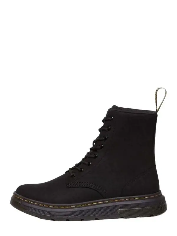 Dr. Martens Crewson Nubuck Leather Lace-up Boots - Black