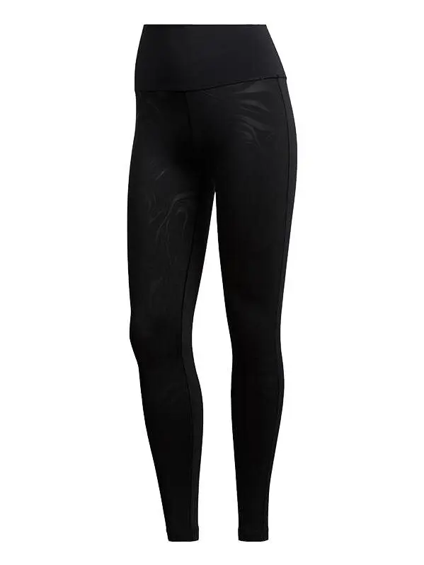 Adidas Believe This Glam On Long Tights Asia Sizing - Black