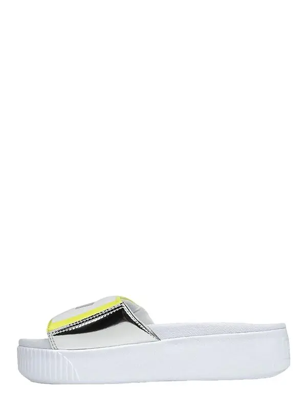 PUMA Platform Slide Tz - White