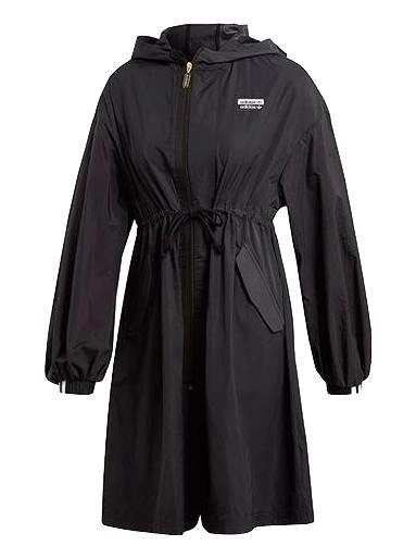 Adidas Originals Ryv Hooded Windbreaker Jacket - Black