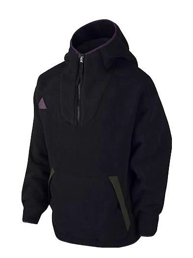 Nike Half Zip Fleece Hoodie - Black