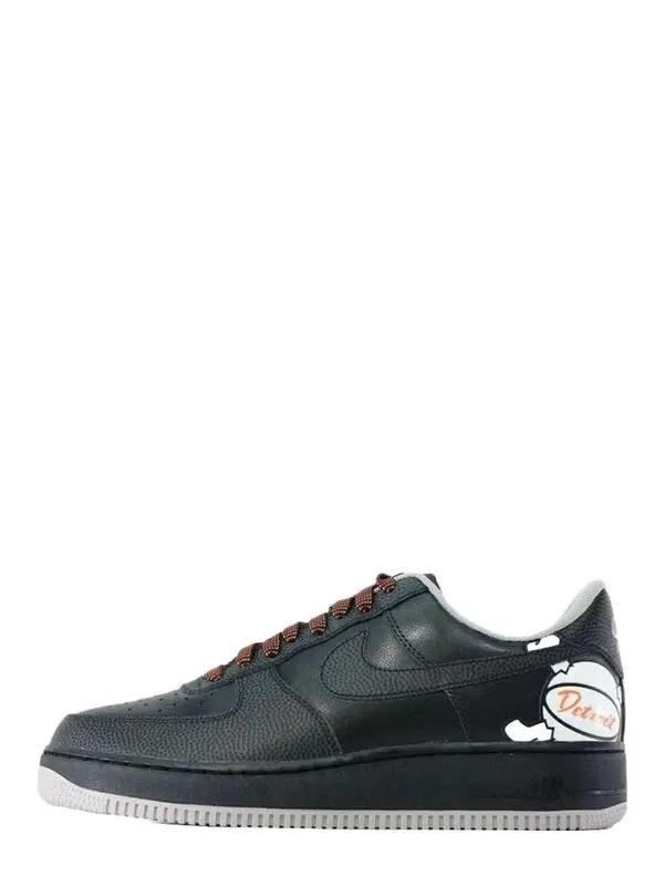 Nike Force 1 Low "detroit Away" Sneakers - Black