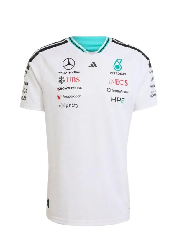 Adidas X Mercedes Amg Petronas Formula 1 Team Driver Authentic Jersey - White