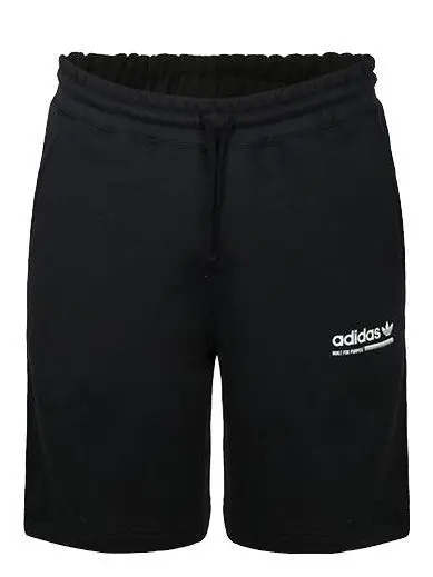 Adidas Originals Sports Logo Print Shorts - Black