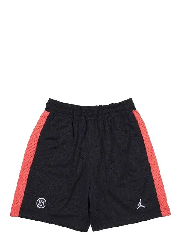 JORDAN X Clot Crossover Mesh Sports Shorts - Black/red